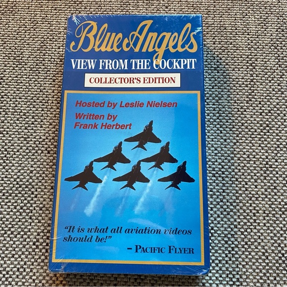 Other | Blue Angels View From The Cockpit Collectors Edition Vhs Sealed ...